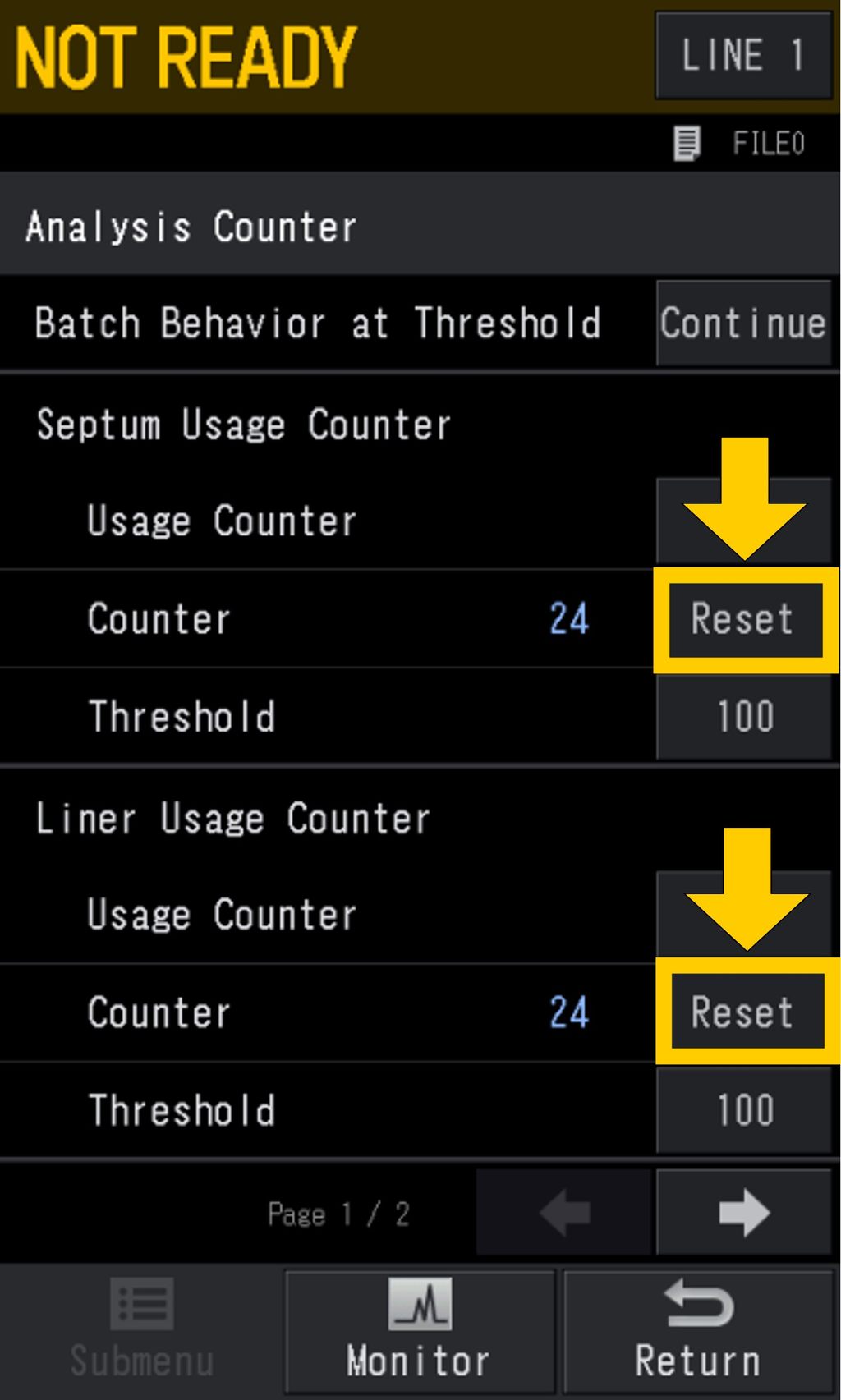 Entering Maintenance Mode (with Monitor)