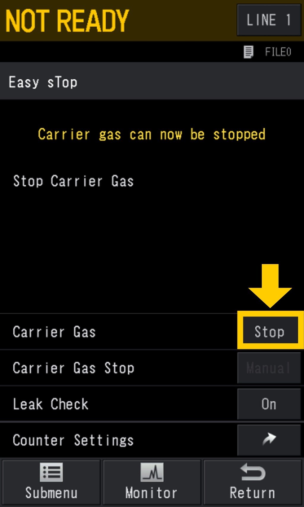 Entering Maintenance Mode (with Monitor)