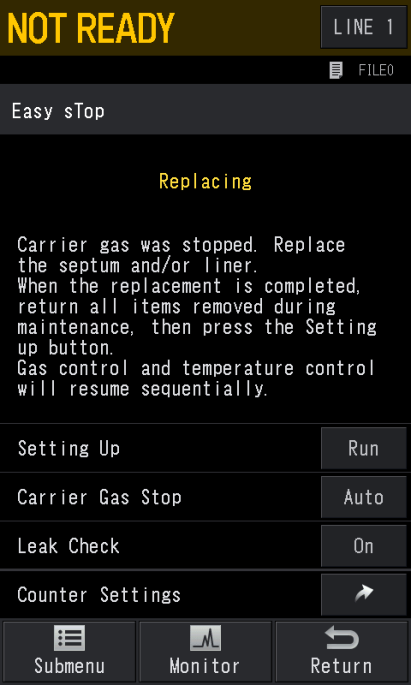 Entering Maintenance Mode (with Monitor)